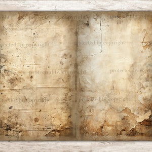 Vintage Sepia Paper Textures: Junk Journal Pages (digital Download) - Etsy