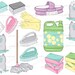 Spring House Cleaning Clipart, Organizing Clipart, Spring Clean Clip ...