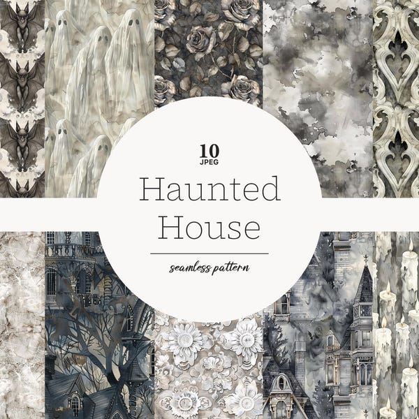 Haunted House Clip Art - Etsy