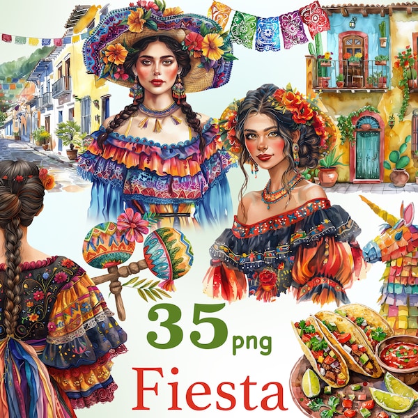 Mexico Clip Art - Etsy