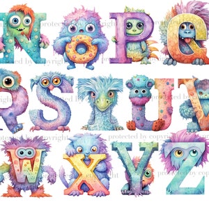 Cute Monsters Clipart, Little Monsters Clipart Png, Pastel Halloween ...