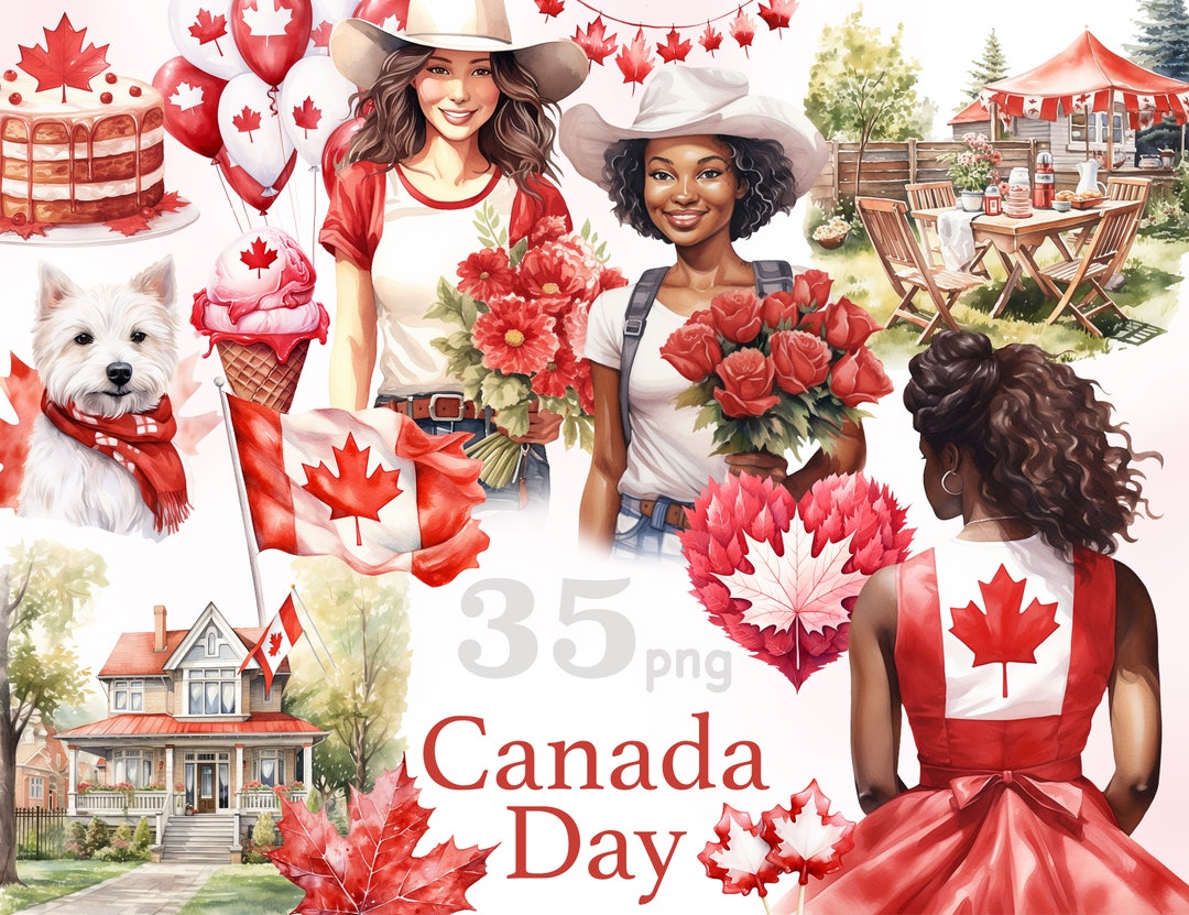 Canada Day Clip Art, Canada Day Scrapbooking, Canada Day Background ...