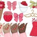 Spring Summer Strawberry Clipart, Sweet Strawberry Clipart for Stickers ...
