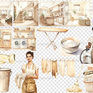 Cleaning Clip Art, Spring Clean Clipart, Neutral Cleaning Png, Spring ...