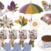 Spring Clipart Bundle, Clipart PNG Designs, Wildflower Spring Clipart ...