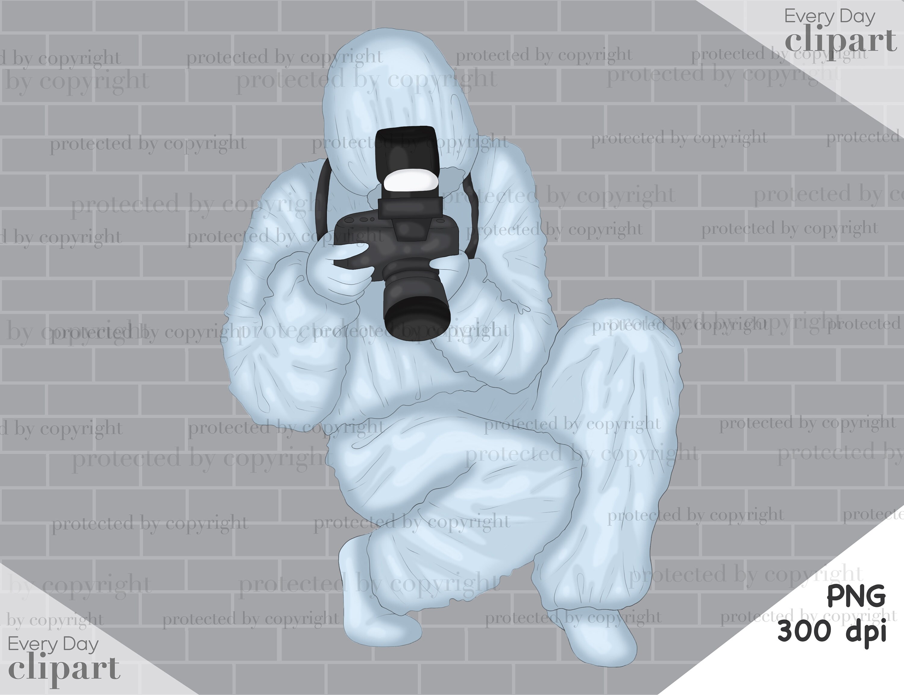 Detective Clipart: Crime Scene Investigation PNG Files (300 Dpi) - Etsy UK