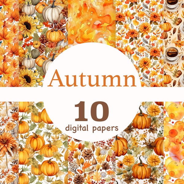 Autumn Digital - Etsy