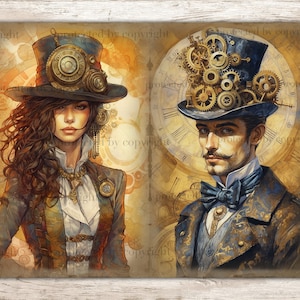 Steampunk Diary Pages, Steampunk Journal Supplies, Victorian Junk ...