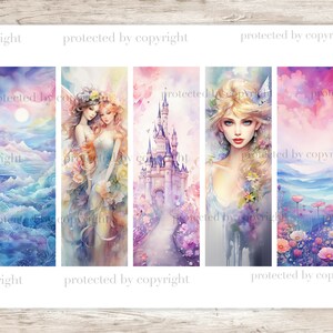 Fairy Bookmarks Printable, Printable Bookmarks for Women, Print and Cut ...