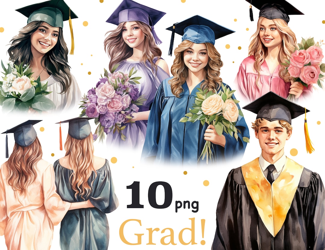Graduation Clip Art, Graduation Girl Clipart, Graduation Clipart Girl ...