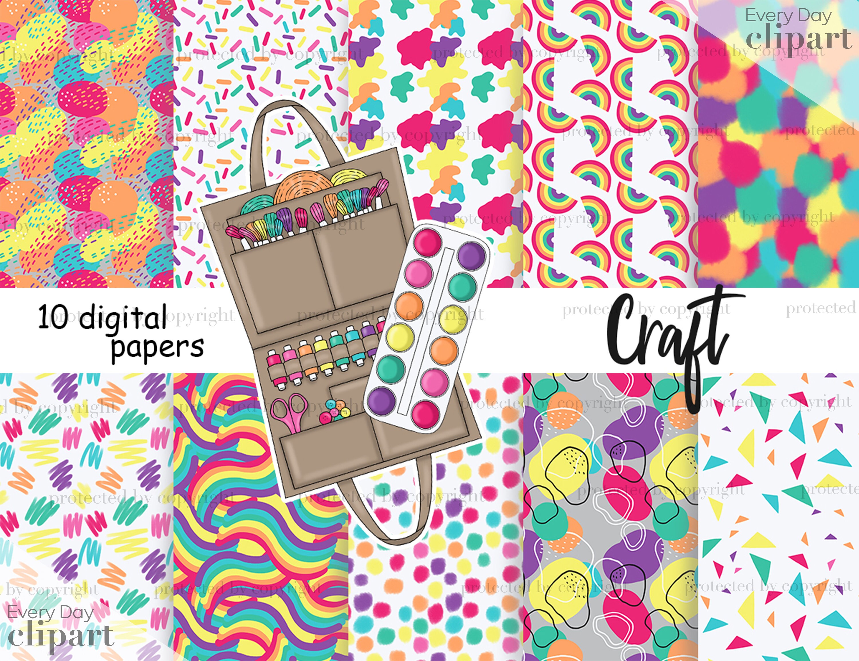 Bright Digital Paper Glitter Background Glamartzhanna - Etsy