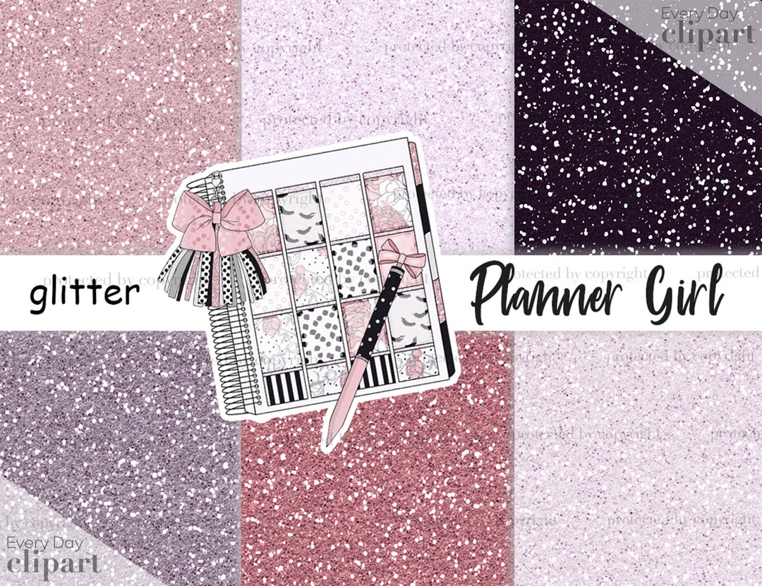 Pink Digital Paper, Glitter Background, Glamartzhanna, Sewing Digital ...