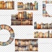 Book Border Clip Art, Stacked Books Png, Reading Clipart, Book Border ...