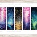 Night Forest Bookmarks, Printable Bookmarks for Women, Print and Cut ...