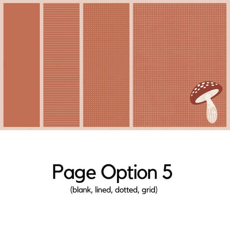 Aesthetic Cottagecore Digital Page Templates for Goodnotes and ...