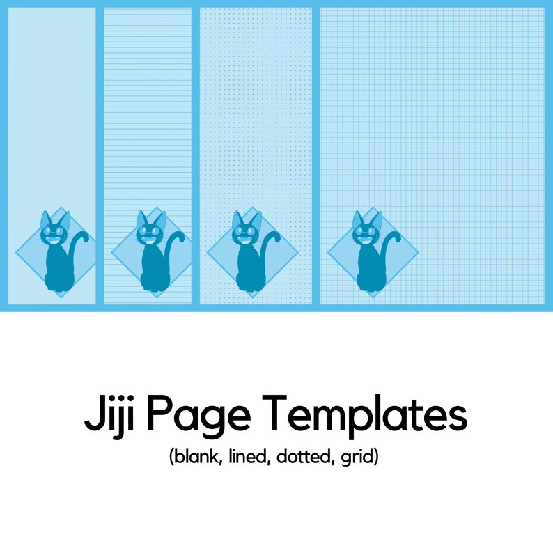 Aesthetic Studio Ghibli Page Templates for Goodnotes and Notability - Etsy