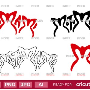 Rosalia Motomami SVG Stencil Logo Album, Including Clipart Digital ...