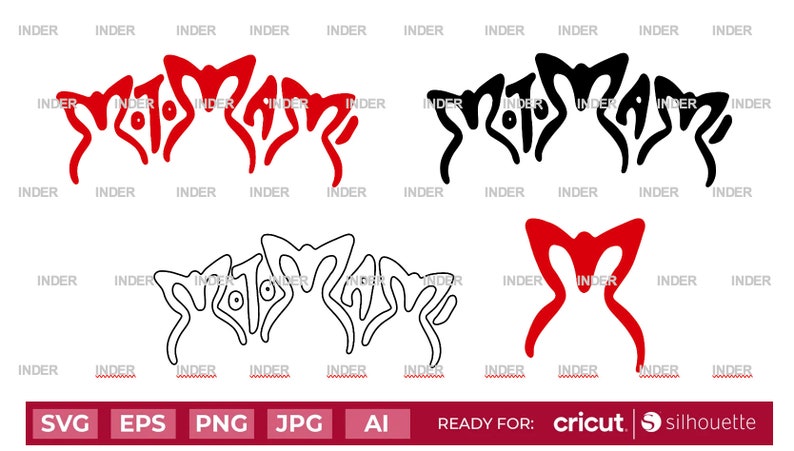 Rosalia Motomami Svg Stencil Logo Album Including Clipart Digital Files Png Ready For Sticker