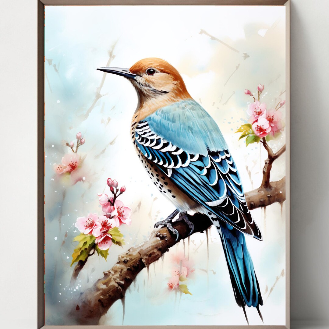 Woodpecker Set of 4, Birds of America, Northern Flicker - Etsy