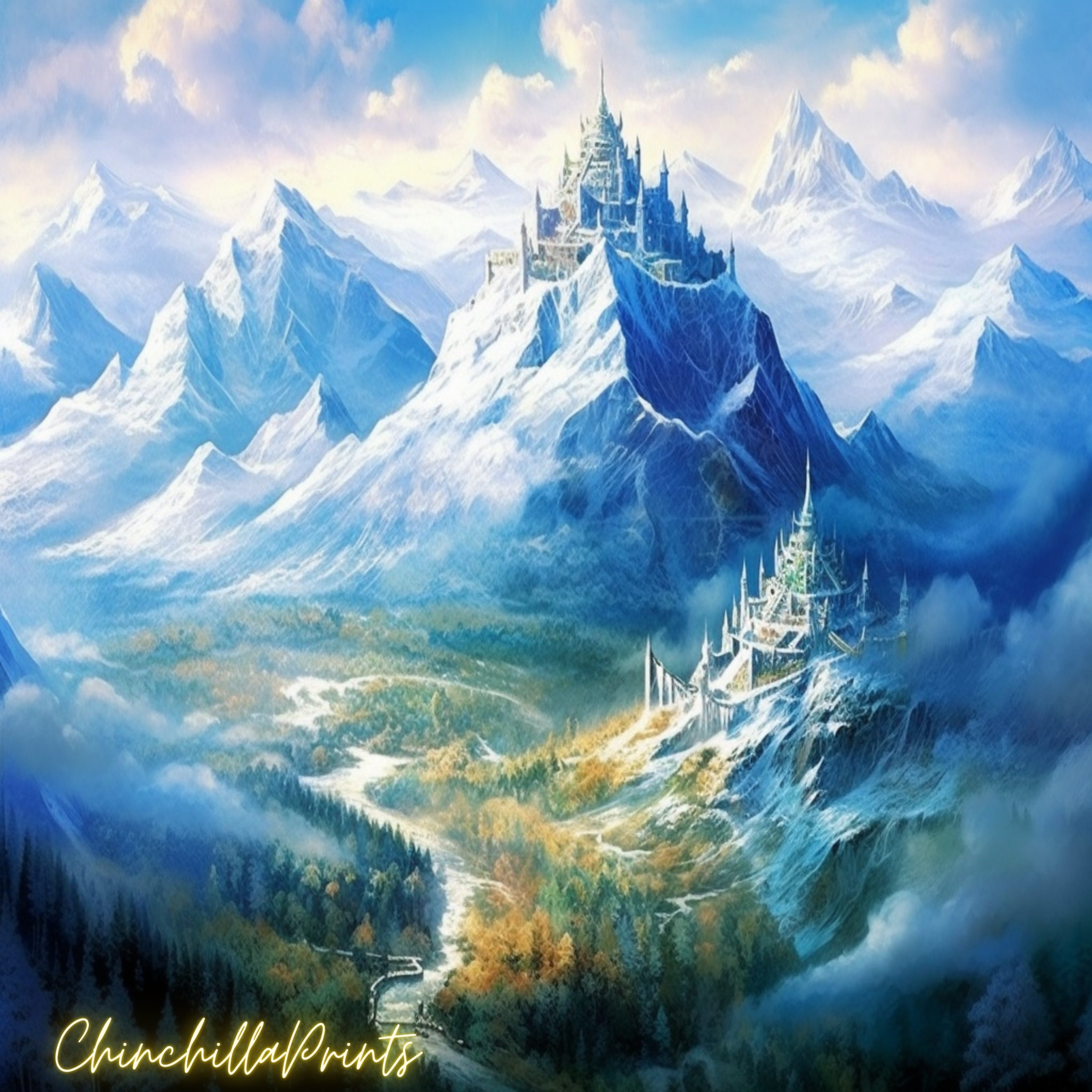 Narnia Set of 5 Country of Narnia Castles and Cities of Narnia Digital ...