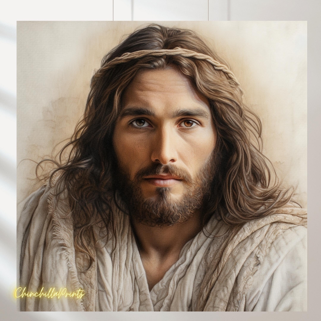 Jesus Christ Set of 3, Digital Files for Download, Smiling Jesus, Jesus ...