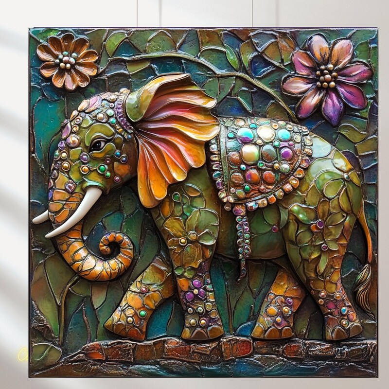 Elephant Wall Tiles - Etsy