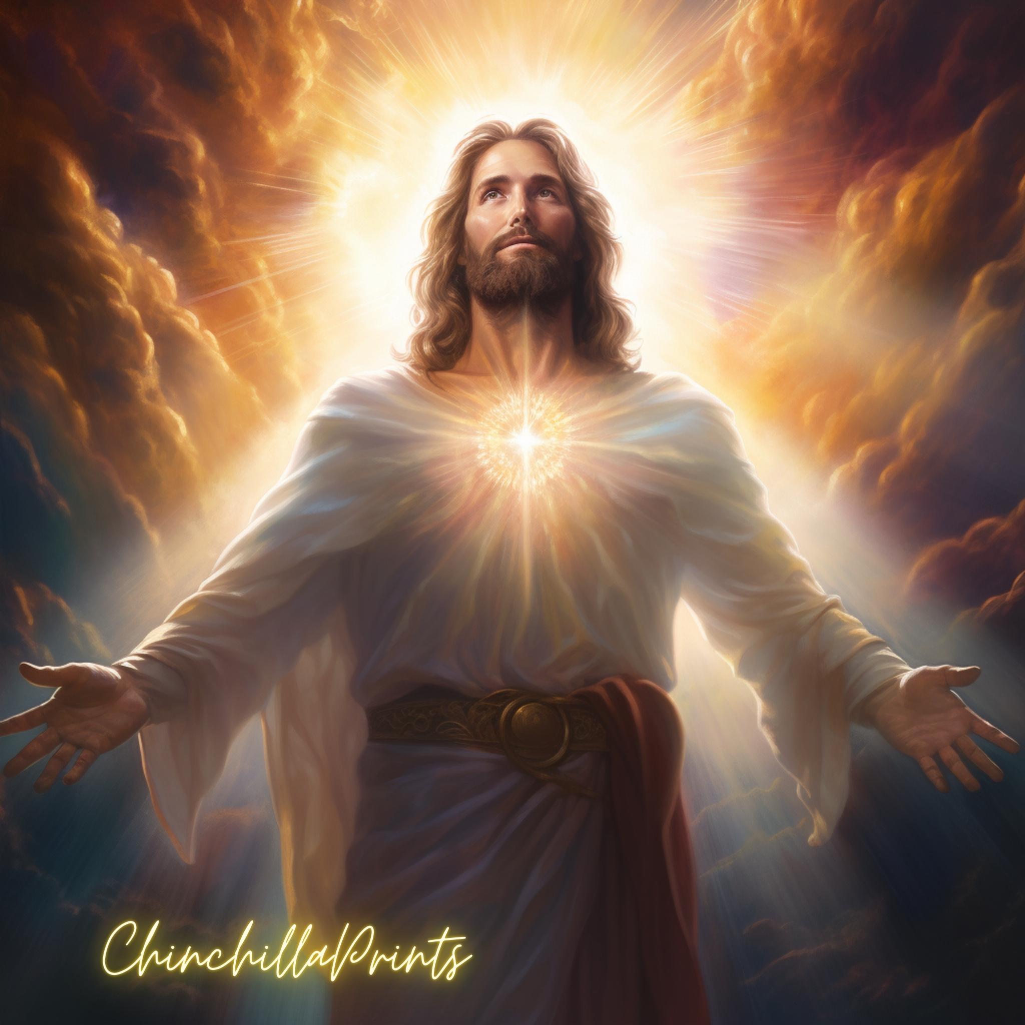 Set of 5 Jesus Christ Watercolor Art Prints: Christ's Embrace, Smile ...