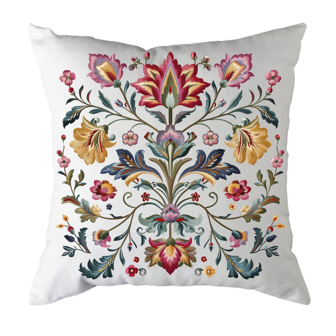Renaissance Floral Pattern, Sublimation, Transparent Background ...