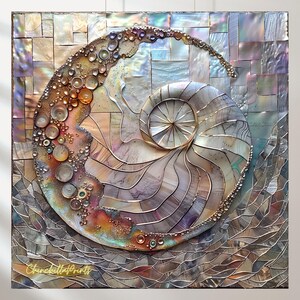 Art Deco Mother of Pearl Tile Design (digital Files) - Etsy
