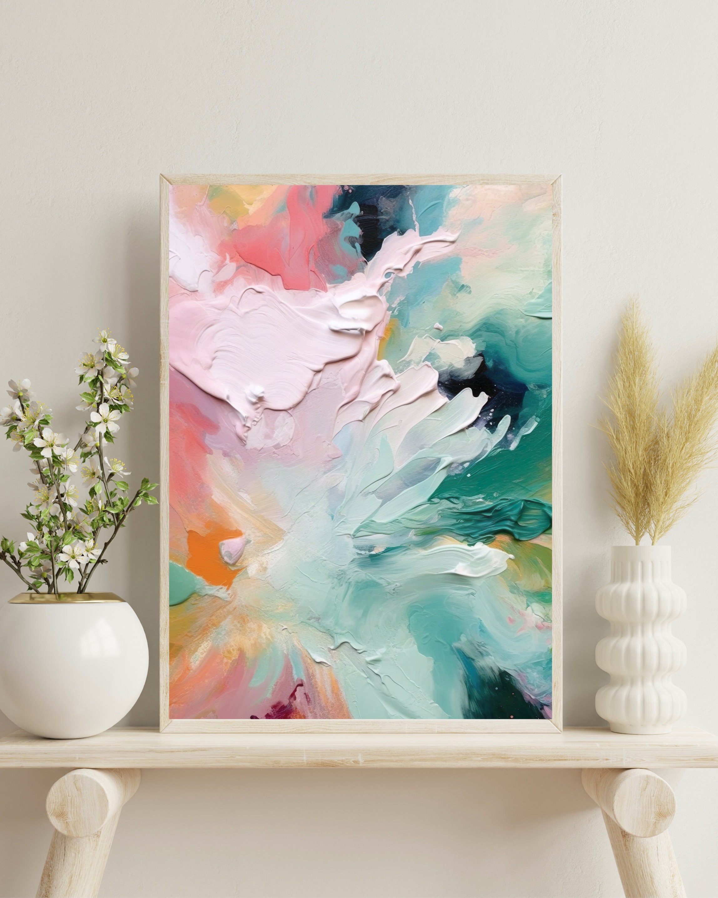 Abstract Art. Pastel Art. Pastel Abstract Art Print. Abstract - Etsy