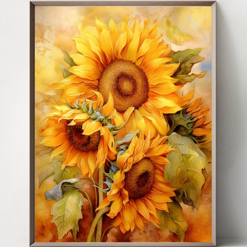 Sunflower Poster - Etsy