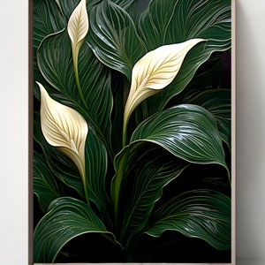 Spathiphyllum, Flower of Female Happiness, Talisman for Girls, Talisman ...