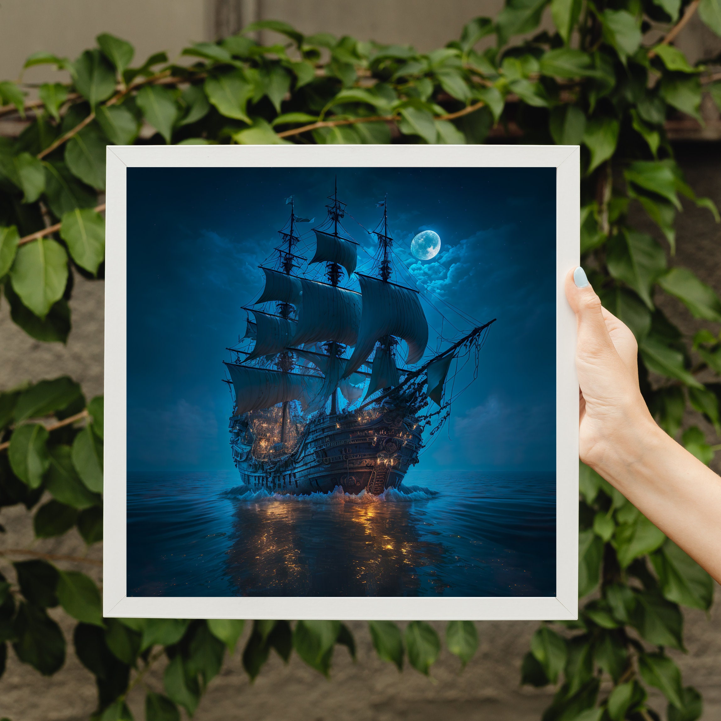 Pirate Ship Art Print Pirate Ship Pirate Art Ship Art Ship - Etsy
