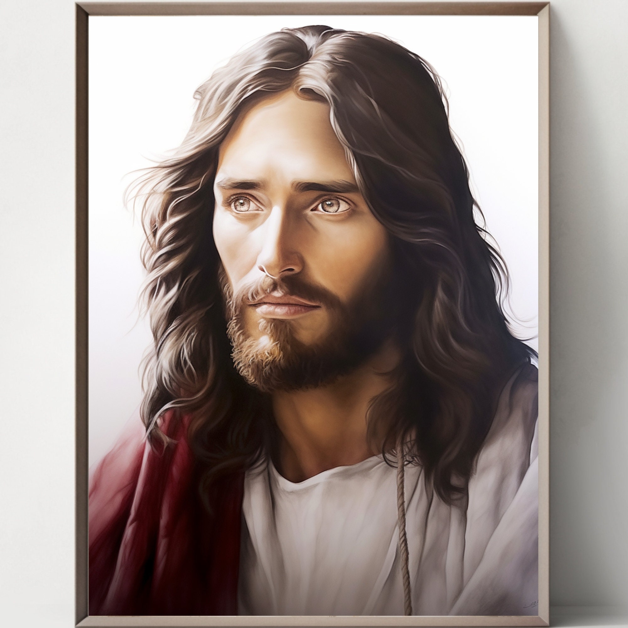 Jesus Christ Artwork, Christian Art Print, Gospel Home Decor, Religious ...