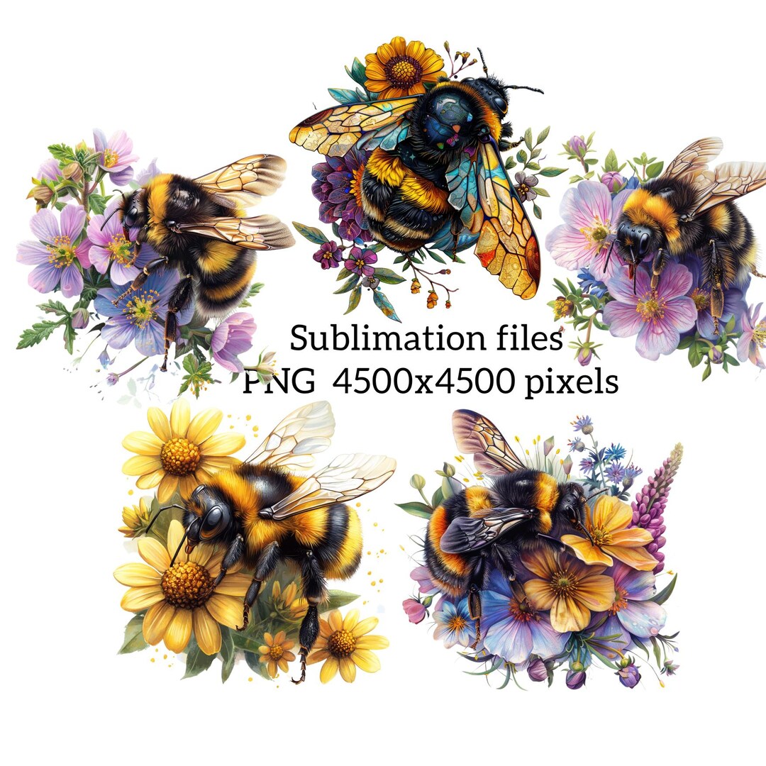 Bumblebee: PNG Files for Sublimation (digital Download) - Etsy