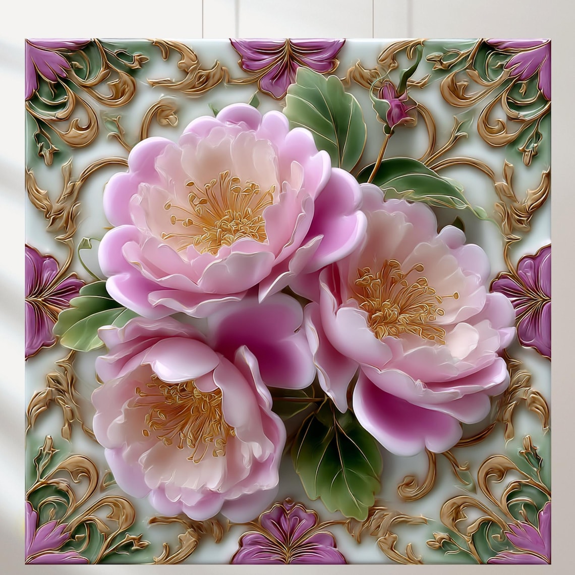 Victorian Roses Painting Set of 5: Golden Age Retro Art (JPG Files) - Etsy