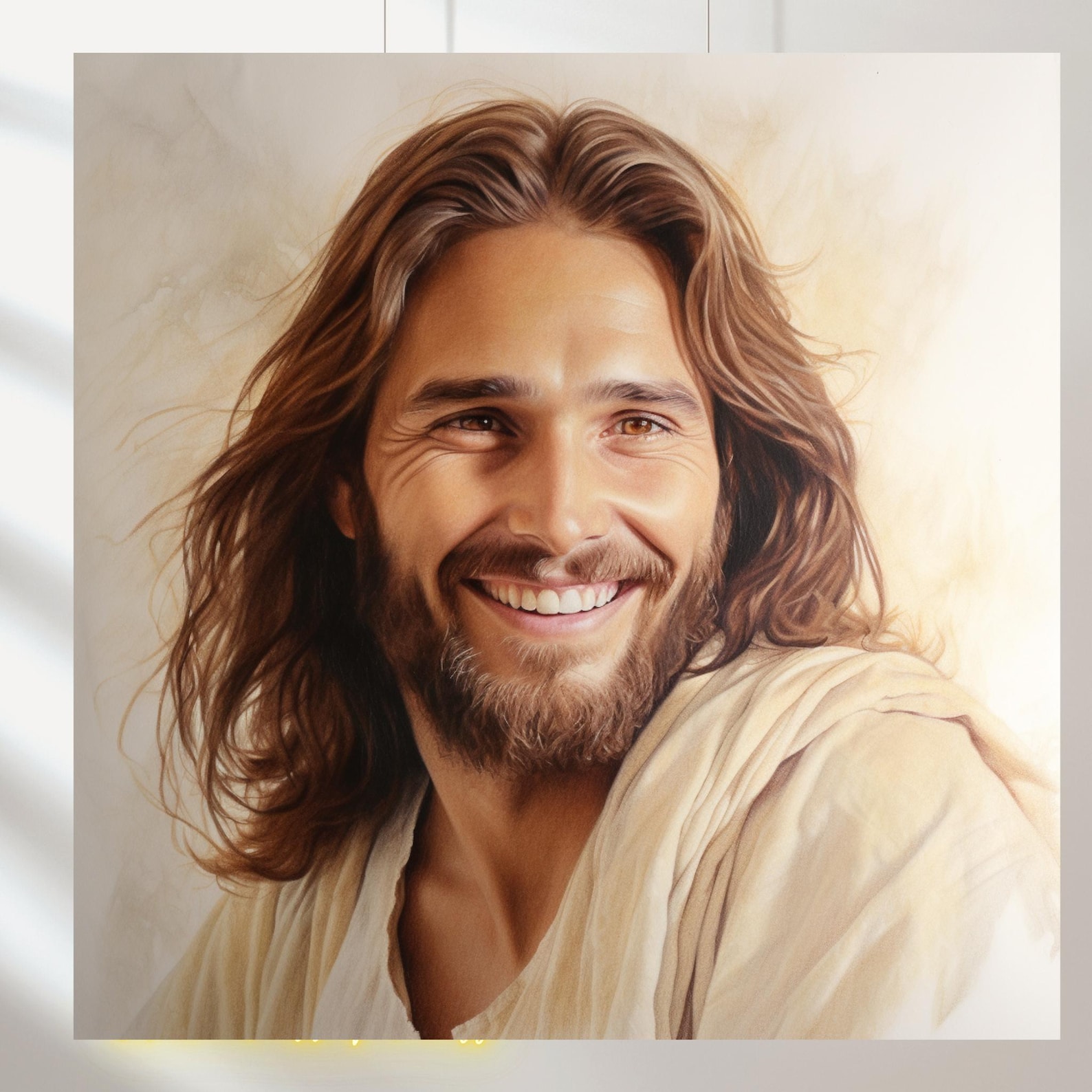 Set of 5 Jesus, Laughing Christ, Jesus Watercolor, Christ's Embrace - Etsy