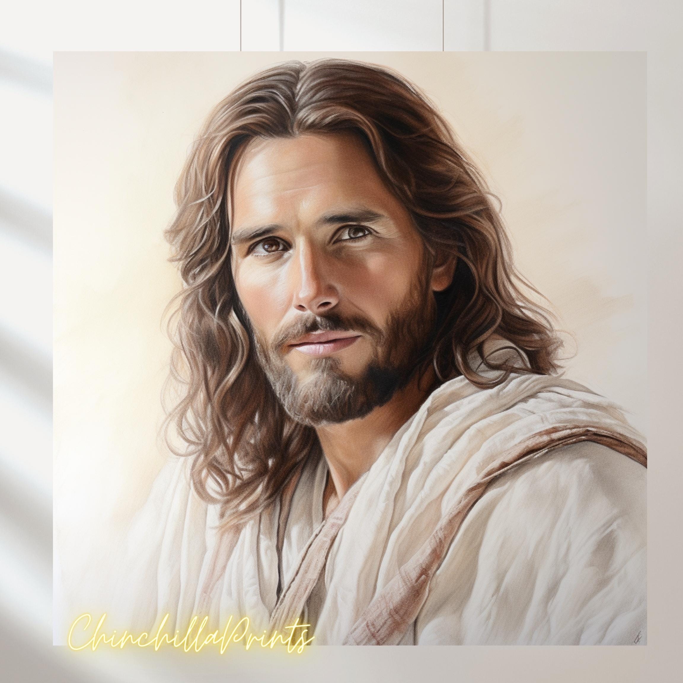 Set of 5 Jesus, Laughing Christ, Jesus Watercolor, Christ's Embrace - Etsy