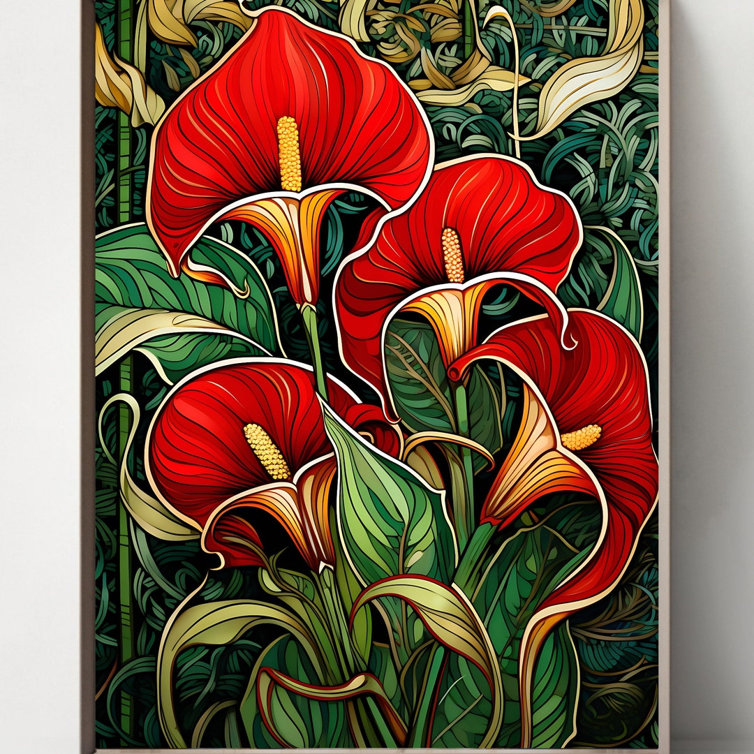 Anthurium Set of 3, Flower of Male Happiness, Talisman for Men ...