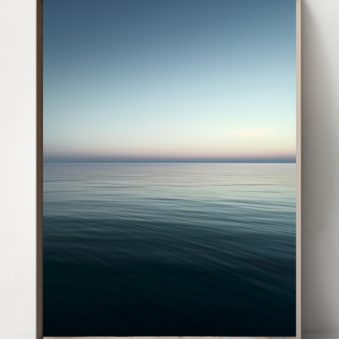 Abstract Beach Art, Abstract Art Coastal, Abstract Seascape Art, Bright ...