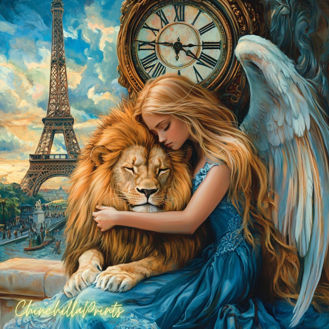Set Og 5 Angel of Animals Print: Artemis, Diana, Ariel (digital ...