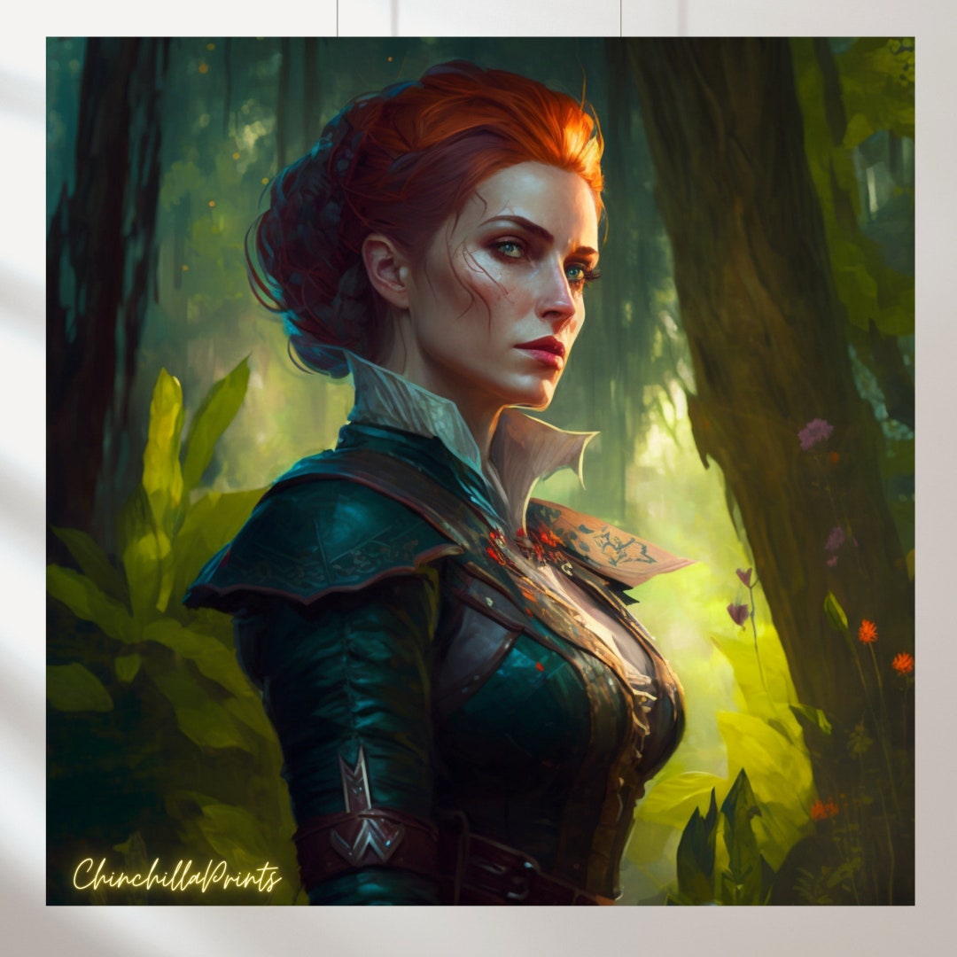 Witcher Poster, Witcher Video Game, Triss Merigold, Video Game Poster ...