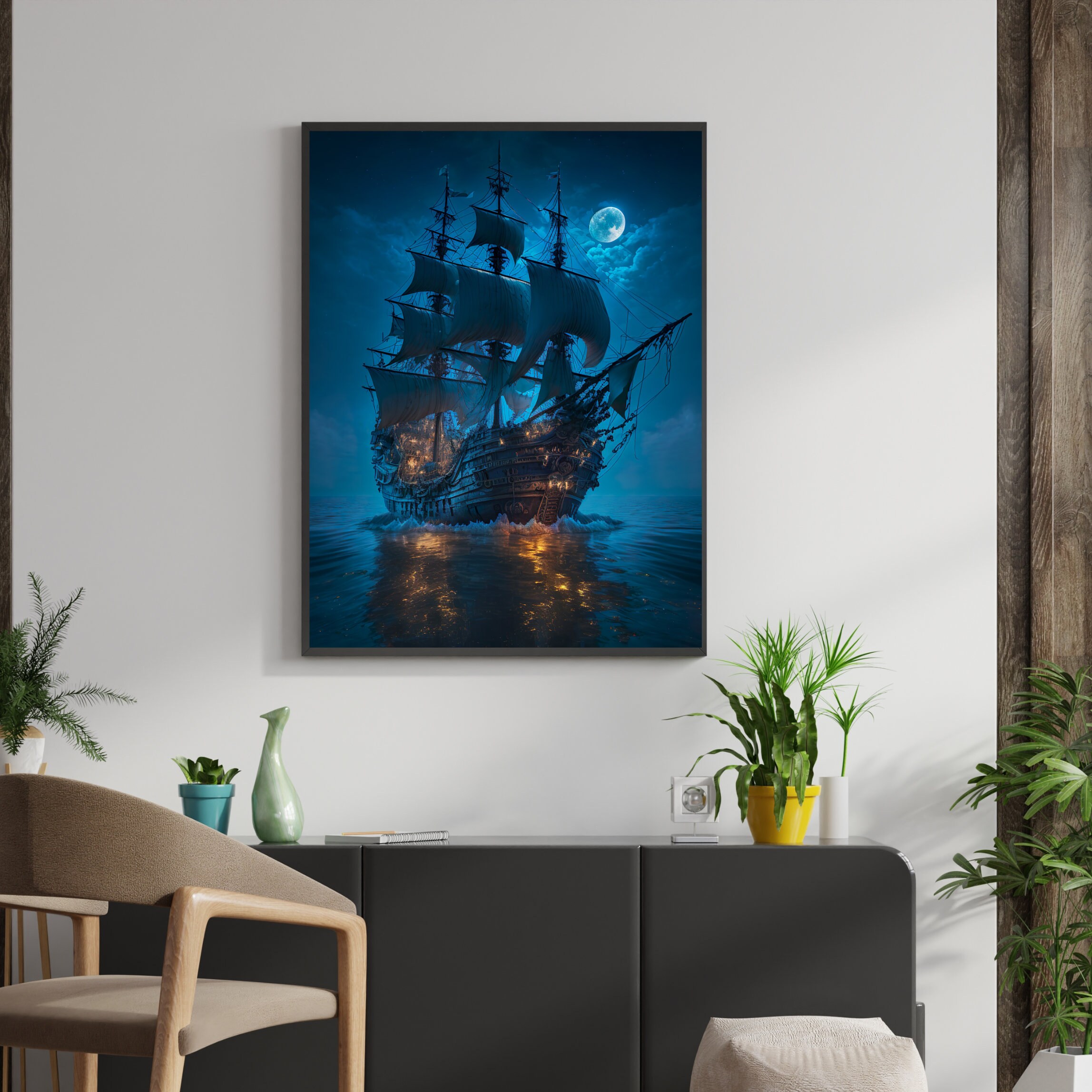 Pirate Ship Art Print Pirate Ship Pirate Art Ship Art Ship - Etsy