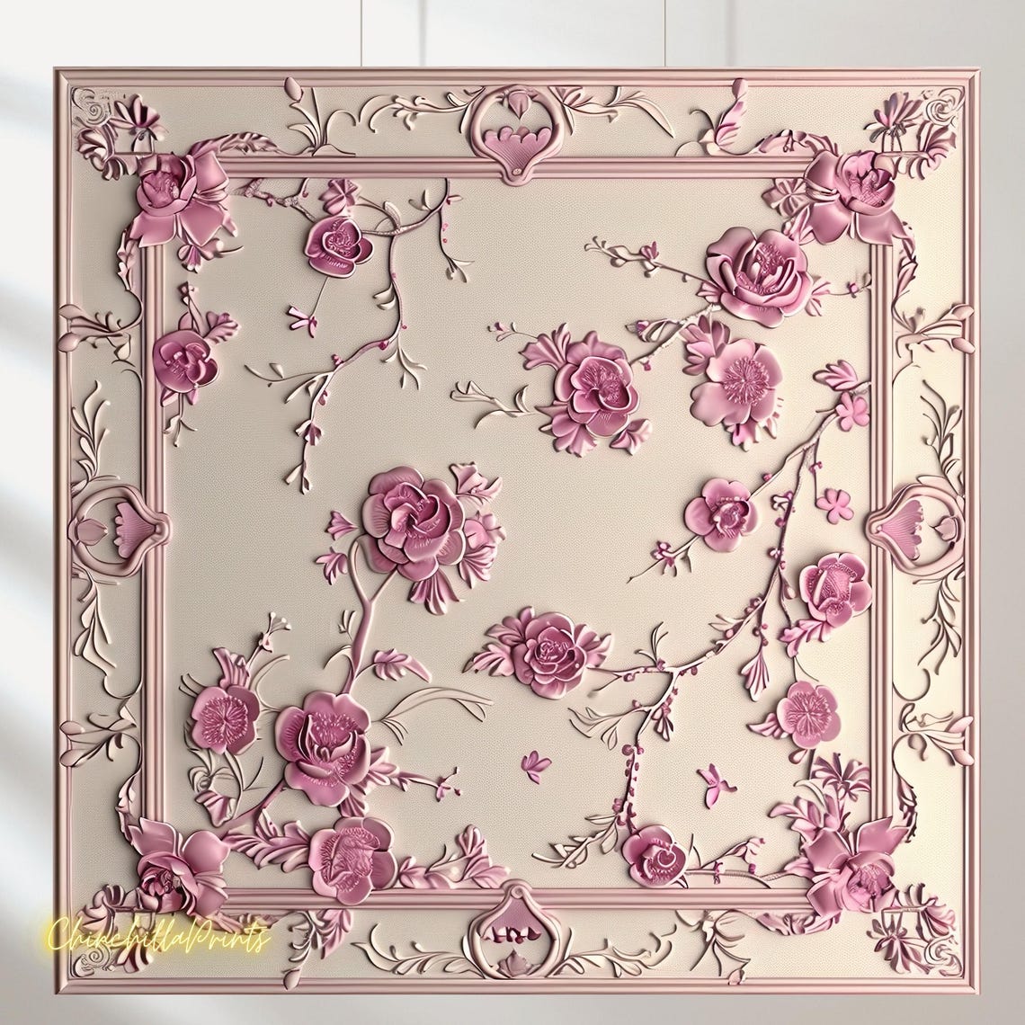 Victorian Floral Set of 5 Design for Commercial Use - Etsy