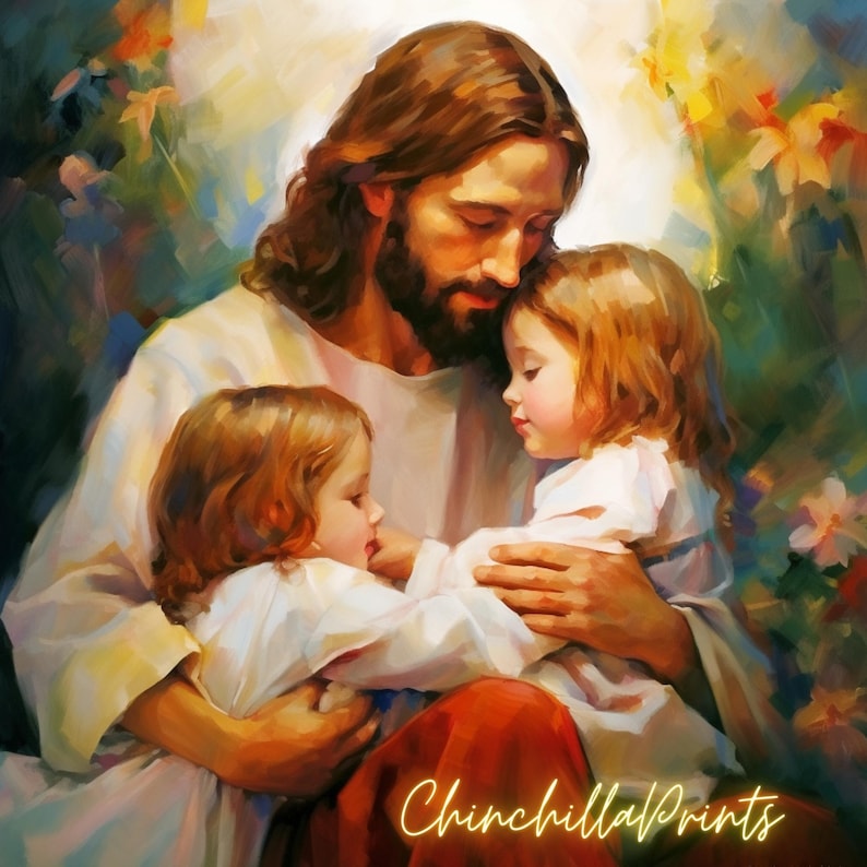 Jesus Christ With Children, Jesus Christ With Child, Art of Love ...
