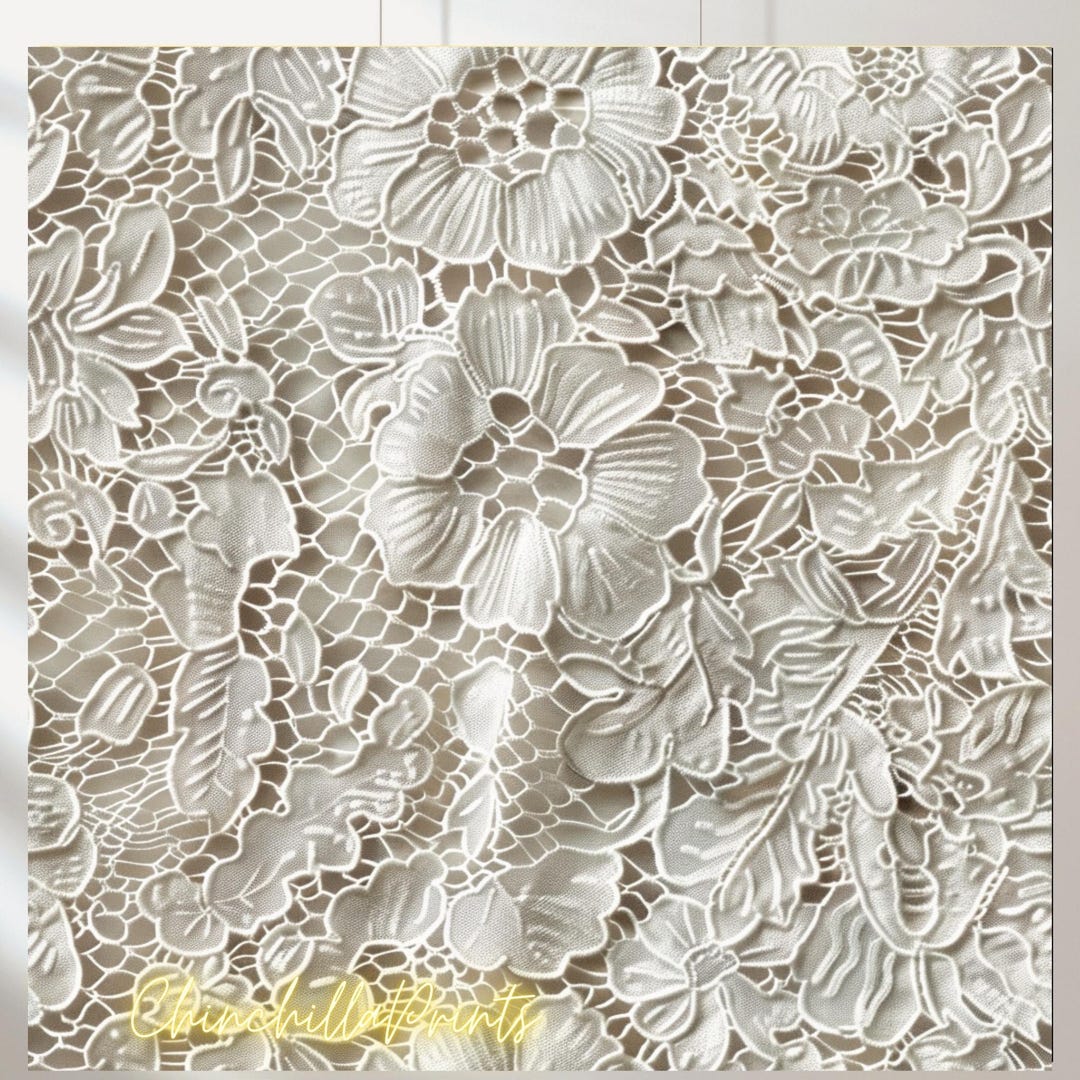Set of 4 Victorian Floral Design for Commercial Use Seamless Design ...