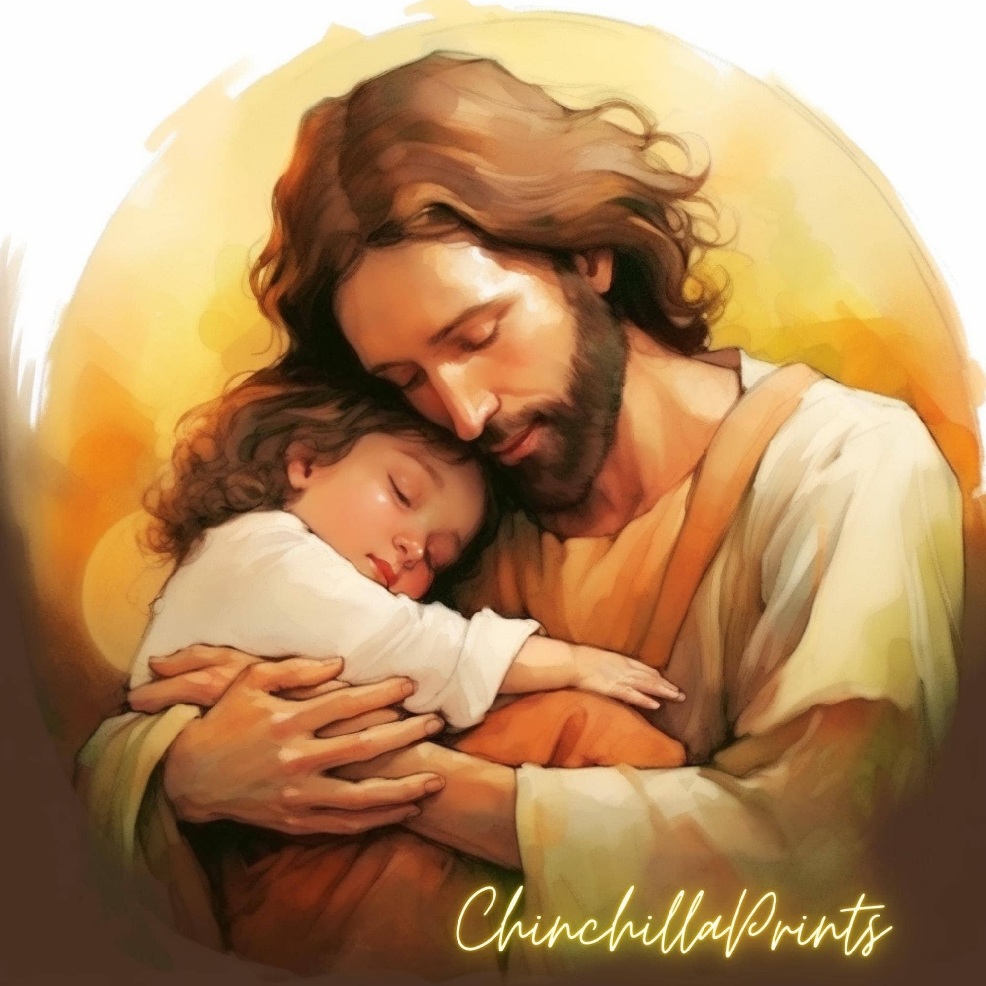 Jesus Christ With Children Jesus Christ With Child Art of - Etsy