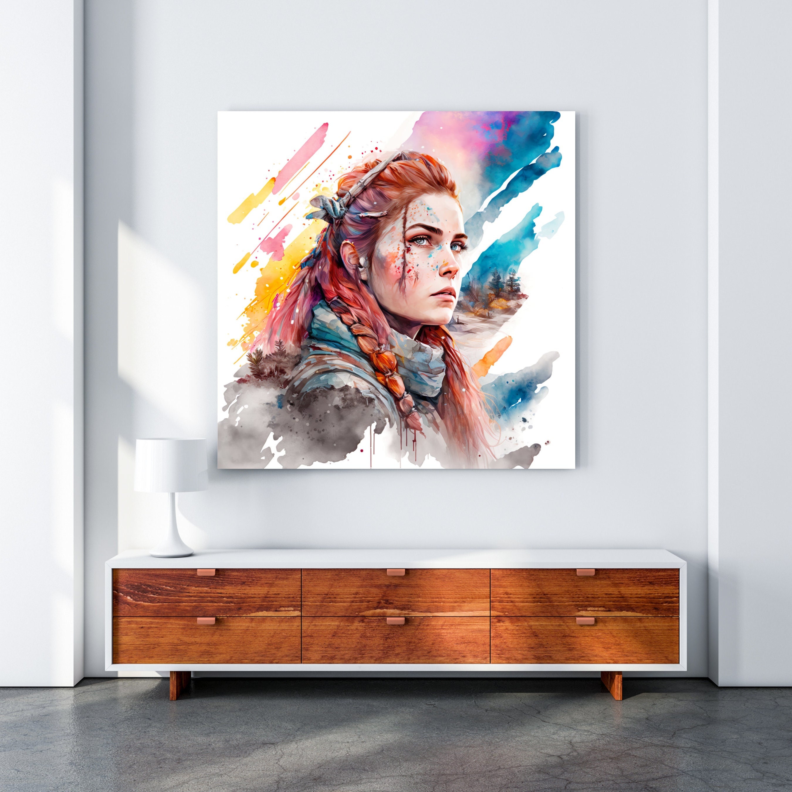 Aloy From Horizon Forbidden West Horizon Zero Dawn Post Apocalyptic ...