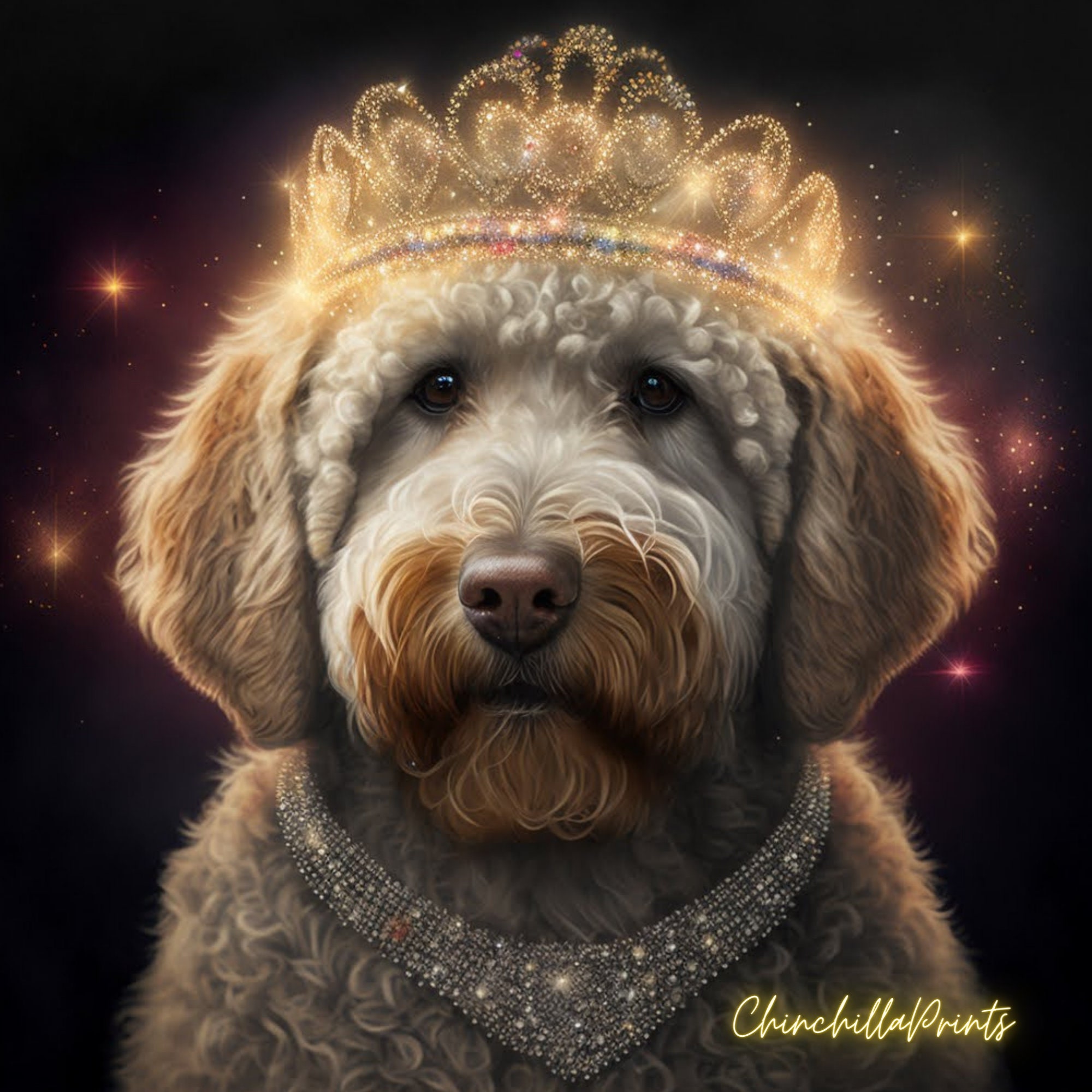 Labradoodle Art Labradoodle Print Labradoodle Portrait Celebrity Dog ...