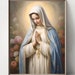 Blessed Virgin Mary Watercolor Art Prints: Catholic Home Decor (digital ...